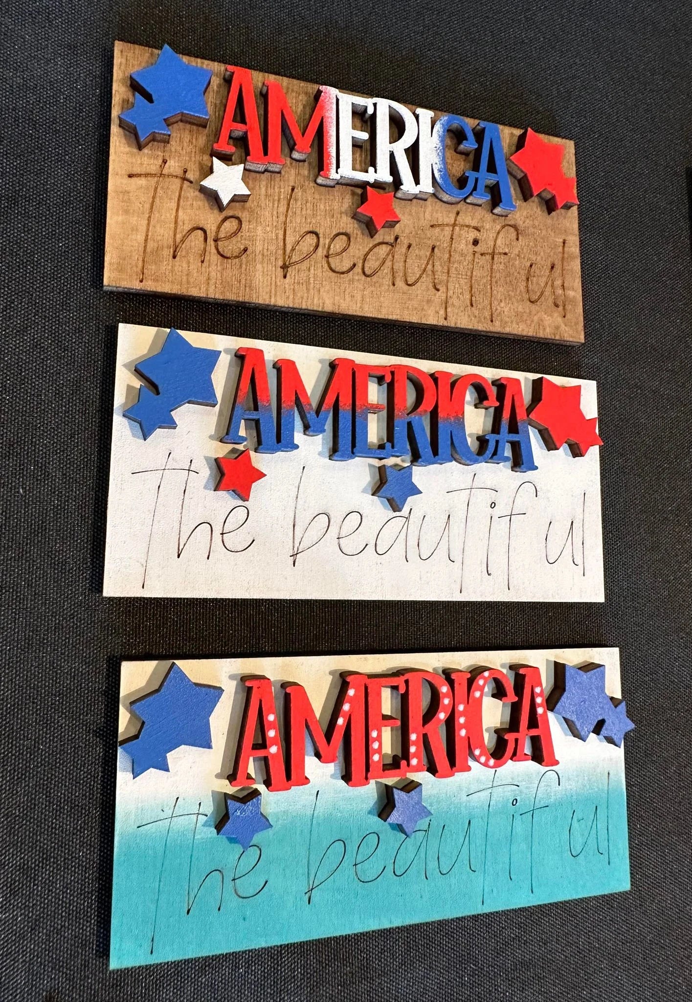 3D Interchangeable MINI Rectangle INSERTS ONLY - Mini Patriotic – Mommy ...