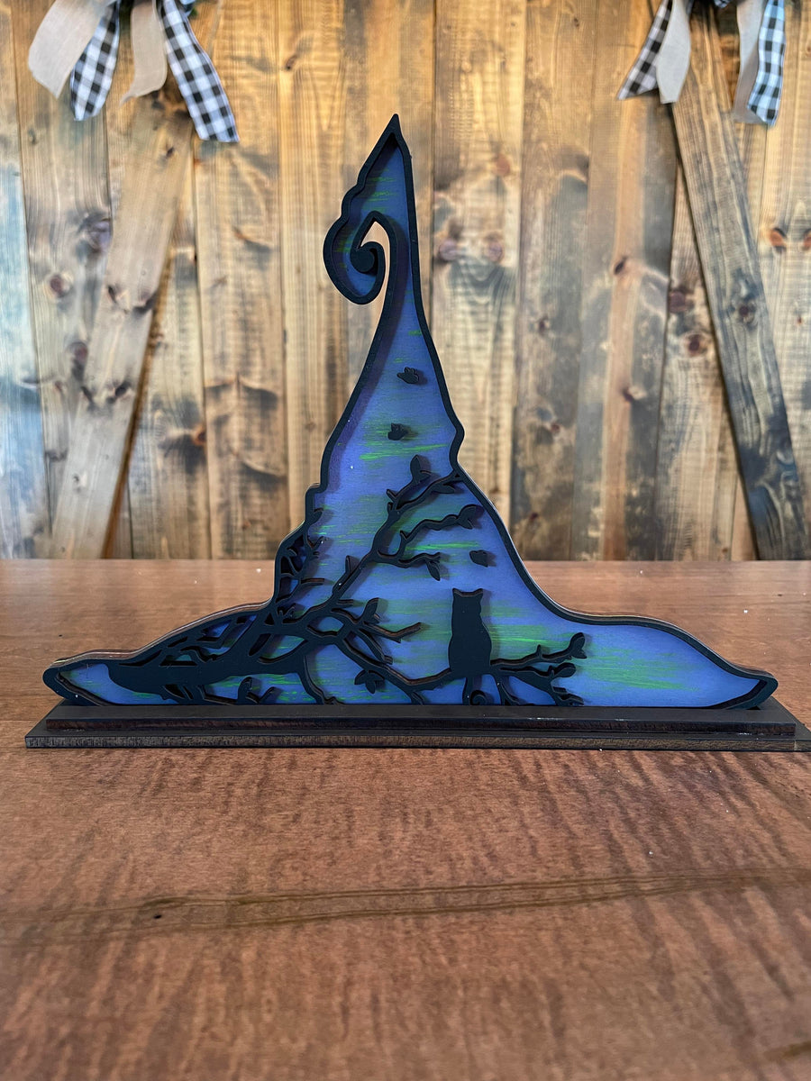 3D Decorative Standing Witch Hat – Mommy's Design Farm