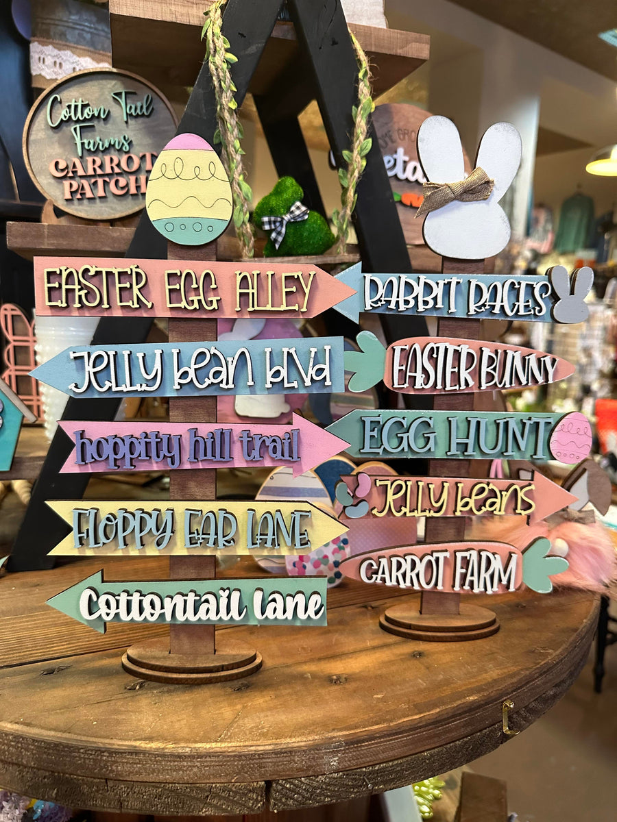 3D Seasonal Directional Signs – Mommy's Design Farm